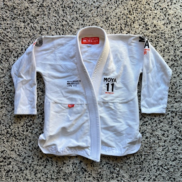Moya | Shirts & Tops | Moya Brand Jiu Jitsu Bjj Gi Jacket White Youth ...